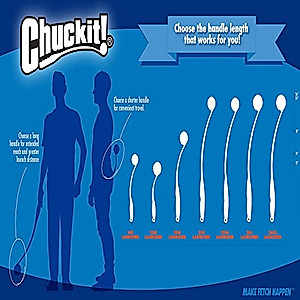ChuckIt! Classic 26M Dog Ball Launcher, 26" Length, Includes Medium Ball (2.5") For Dogs 20-60 Pounds