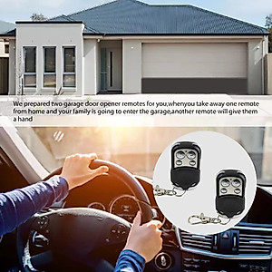 Wireless RF Remote Controller Copy 4 Buttons With Keychain for Electric Gate Garage Door Key Switch Controller