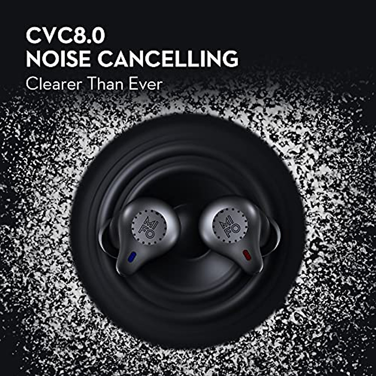 mifo O5 Gen 2 Touch Version 2023 True Wireless Earbuds with 2600mAh Charging Case Bluetooth 5.2 Sport Wireless Headphones Qualcomm CVC 8.0 Noise Cancelling IPX7 Water-Resistant Wireless Earbuds