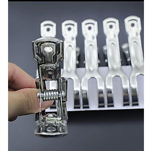 Outdoor Heavy Duty Clothes Clip Large Stainless Steel Quilt Clip, Beach Towel Clip, Curtain Clip, A Set of 5.Big Beach Chair Towel Clips,Clamp for Quilt,Outdoor Light Clips