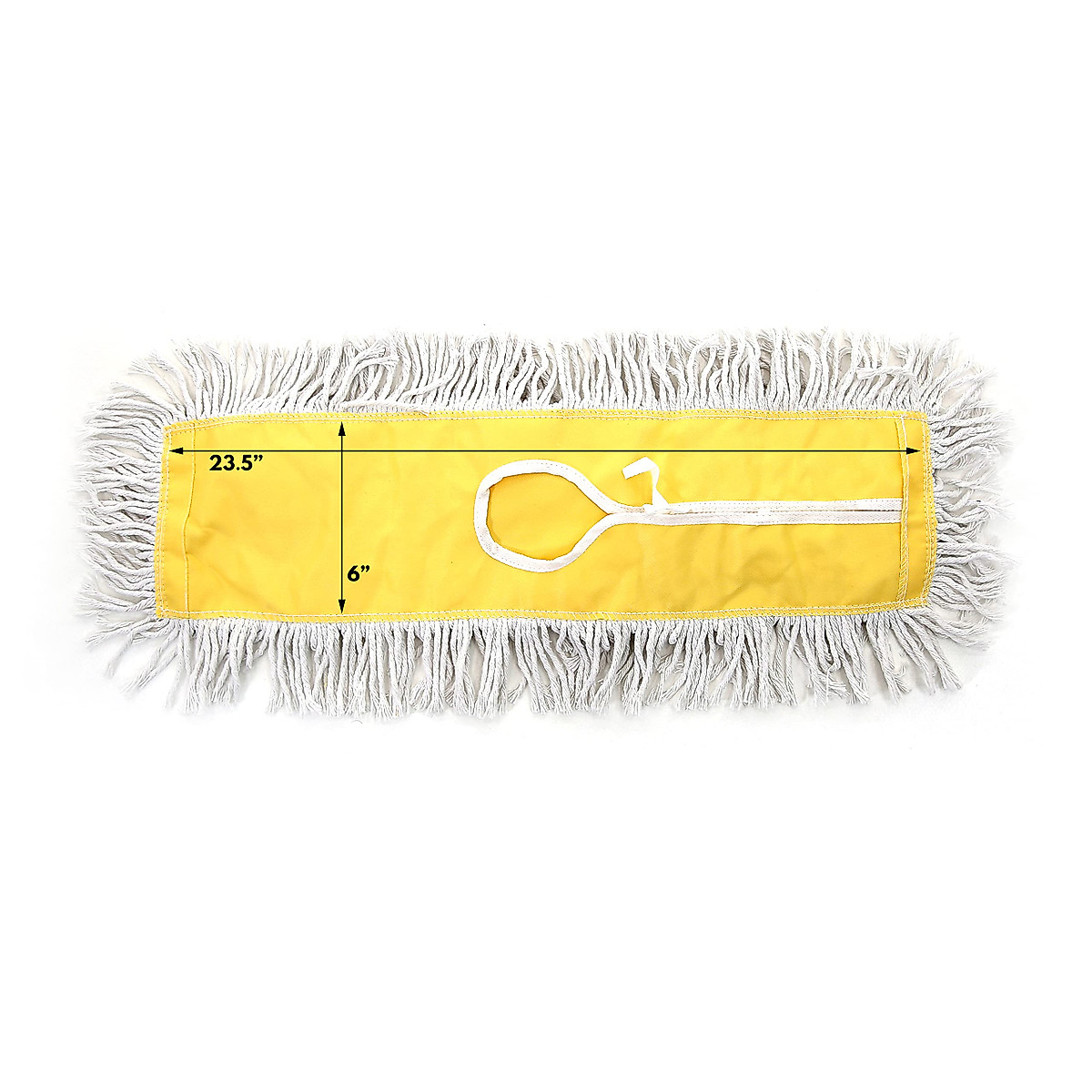Industrial Premium Floor Dust Mop Head Refill | Commercial Cleaner Mop Head Replacement 24" (Pack of 3)