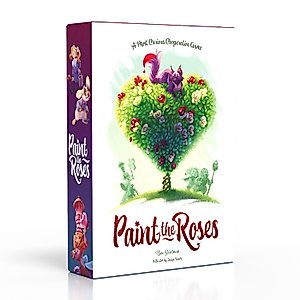 North Star Games - Paint The Roses Board Game - Alice in Wonderland Strategy Puzzle Board Game - 2 to 5 Players - Average Playtime 60 Minutes