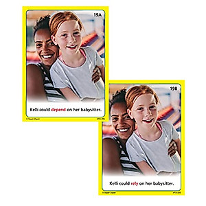 Super Duper Publications | Photo Synonyms Fun Deck Flash Cards | Educational Learning Resource for Children