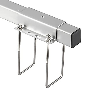 VEVOR Boat Trailer Guide-ons, 40", 2PCS Steel Trailer Post Guide on, Trailer Guides with PVC Pipes, Mounting Hardware Included, for Ski Boat, Fishing Boat or Sailboat Trailer, White