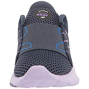 New Balance Baby Fresh Foam Roav V1 Bungee Running Shoe, Vintage Indigo/Electric Purple/Natural Indigo, 4 US Unisex Infant