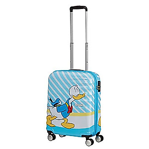 American Tourister Unisex Adult Spinner S (55 cm-36 L), Multicolour (Donald Blue Kiss)