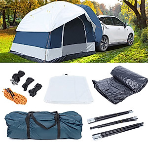 Universal SUV Camping Tent Bubble Tent Inflatable Transparent Camping Tent,Luxury Single Tunnel Bubble House Dome Greenhouse Tent with Blower,Portable Bubble Shelter Clear Tent for Backyard… (S)