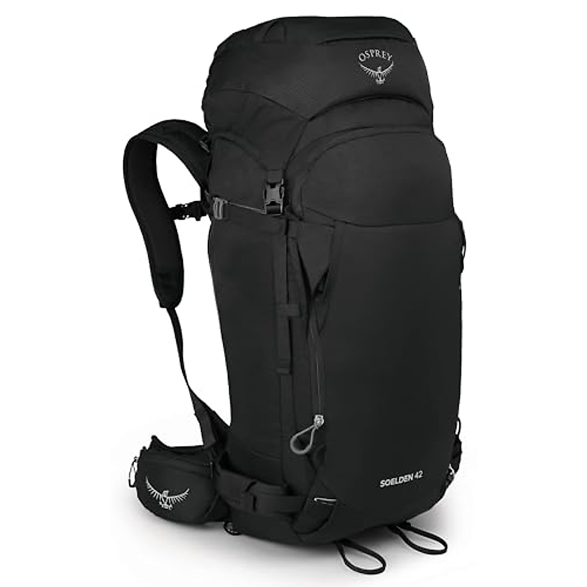 Osprey Soelden 42L Men's Ski and Snowboard Backpack, Black
