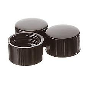 1/4 Dram Amber Glass Vial - Screw Cap w/Orifice Reducer - Pack of 144