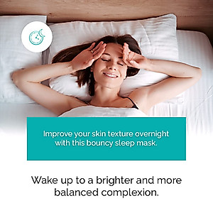 VITAMINS AND SEA BEAUTY, Hydrating Moisturizing Night Face Mask, Anti-Aging Overnight Facial with Hyaluronic Acid and Sea Kelp Seaweed, Skincare for All Skin Types, 6 Fl Oz