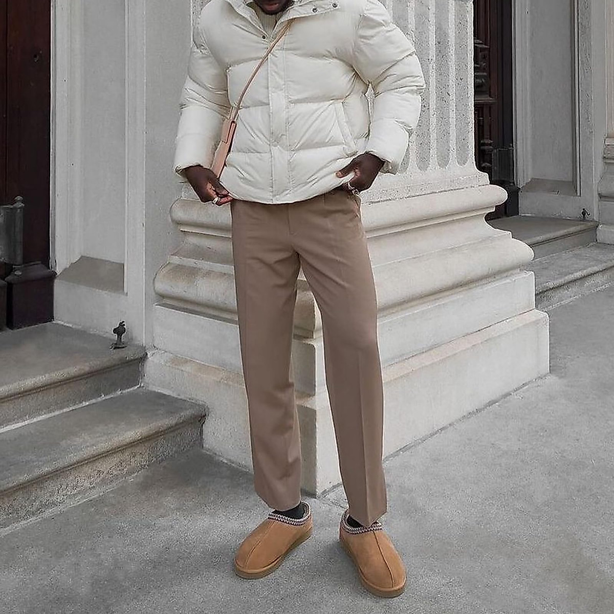 Women's Slippers Platform Mini Boots Short Ankle Anti-Slip Boot Fur Fleece Lined Sneakers House slippers Boot For Outdoor