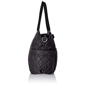 Storksak Bobby Quilted Shoulder Bag Diaper Bag, Black