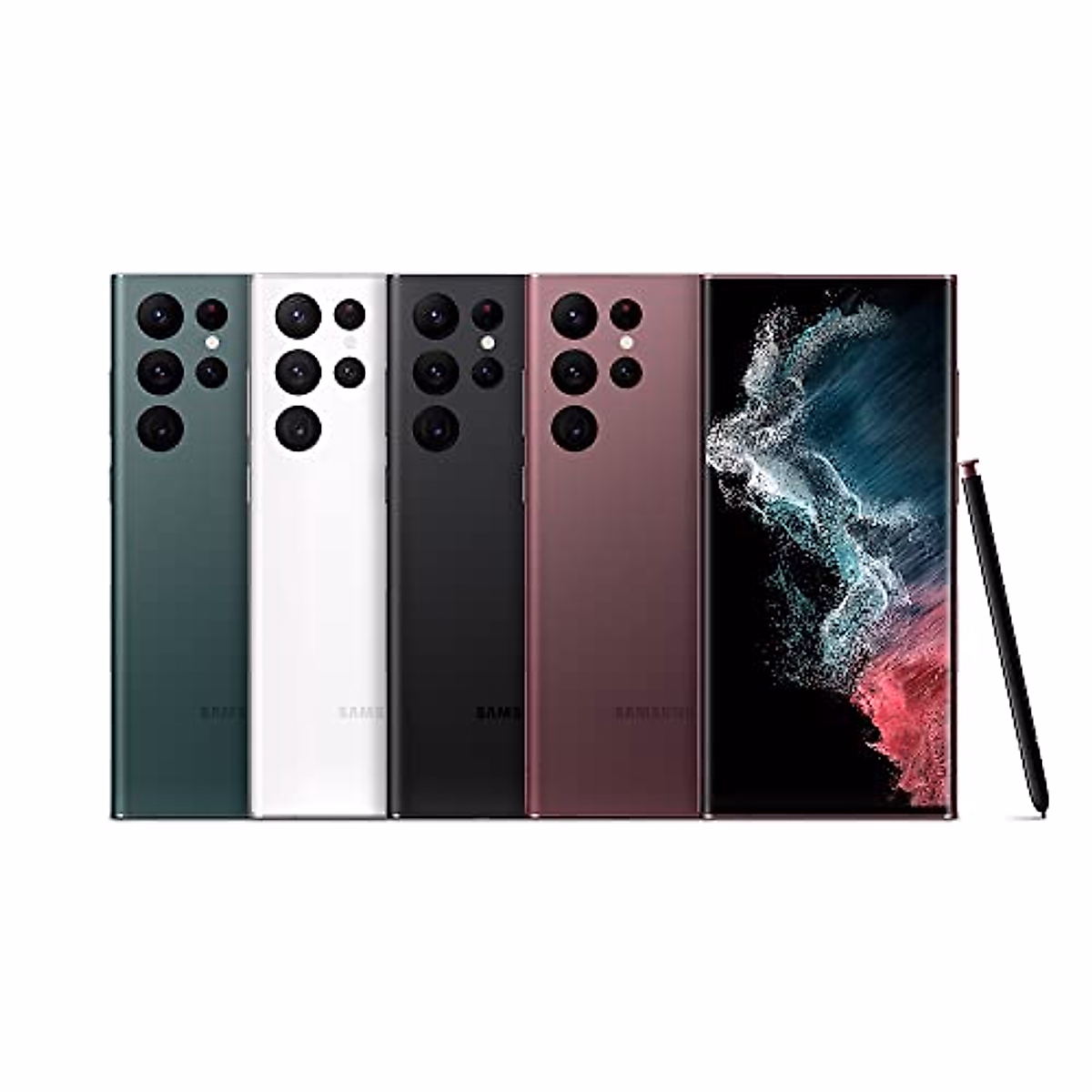 SAMSUNG Galaxy S22 Ultra Cell Phone, Factory Unlocked Android Smartphone, 128GB, 8K Camera & Video, Brightest Display Screen, S Pen, Long Battery Life, Fast 4nm Processor, US Version, Phantom Black