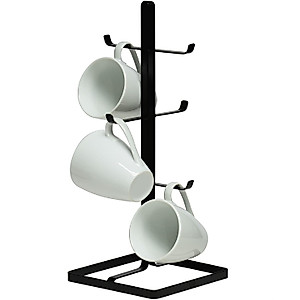 Neat-O Metal Mug Tree Holder Organizer Rack Stand