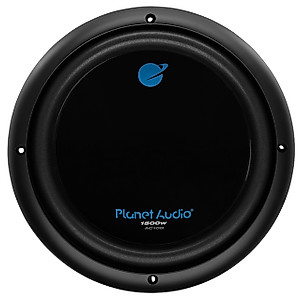 Planet Audio AC10D Anarchy Series 10 Inch Car Subwoofer - 1500 Watts Max, Dual 4 Ohm Voice Coil, Sold Individually, for Truck, Boxes, Enclosures, Use with Amplifier