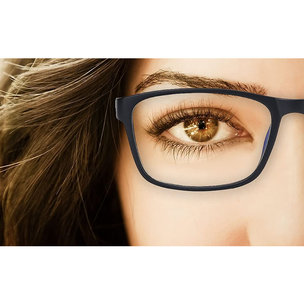 RicFarb Blue Light Blocking Glasses Computer Reading/Gaming/Phones Glasses for Men or Women,Ease Digital Eye Strain, Dry Eyes Matte Black