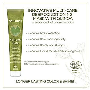 Naturtint Permanent Hair Color 5G Light Golden Chestnut (Pack of 1), Ammonia Free, Vegan, Cruelty Free, up to 100% Gray Coverage, Long Lasting Results