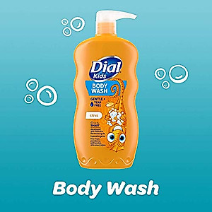 Dial Kids Body Wash, Citrus, 24 fl oz (Pack of 4)