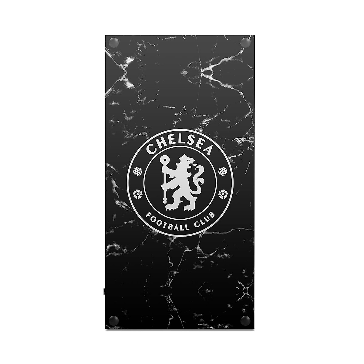 Head Case Designs Officially Licensed Chelsea Football Club Black Marble Mixed Logo Vinyl Sticker Gaming Skin Decal Cover Compatible With Xbox Series X Console and Controller Bundle
