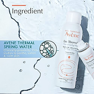 Eau Thermale Avene Thermal Spring Water, Soothing Calming Facial Mist Spray for Sensitive Skin - Travel Size - 1.6 fl. oz.