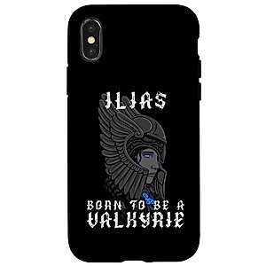 iPhone X/XS Ilias - Born To Be A Valkyrie - Personalized Case