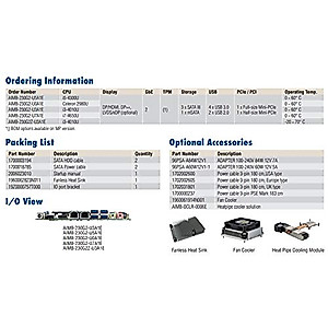 (DMC Taiwan) 4th Gen Intel® Core™ i5-5350U/ Celeron 3755U Mini-ITX with LVDS(eDP)/DP(HDMI)/DP, 2 COM, 4 USB 3.0, 2 USB 2.0, miniPCIE, and Dual GbE LAN