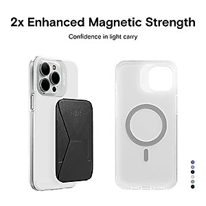 MOFT Magnetic iPhone 14 Pro Max Case and Phone Wallet Stand Snap Set, 3-Card Holder, 3-Angle Stand, Drop Proof, Scratch Resistant