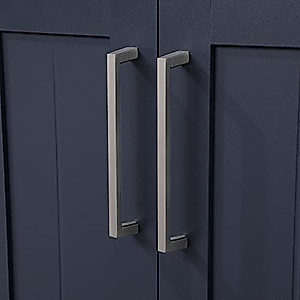 Ove Decors Kansas 30 in. Single Sink Bathroom Cultured Marble Countertop Vanity, 30 inches, in Midnight Blue