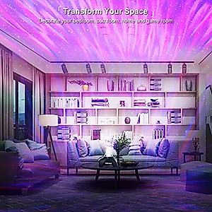 Vinwark Northern Lights Aurora Projector for Bedroom with Music Bluetooth Speaker and White Noise, Galaxy Projector, Starry Night Light Projectors for Kids Adults Gaming Room