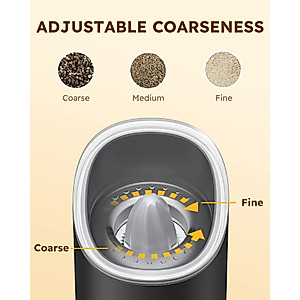 Electric Salt and Pepper Grinder Mill Set & 800W Blender for Shakes and Smoothies with 57oz Glass Jar & 10oz Grinding Cup BPA Free