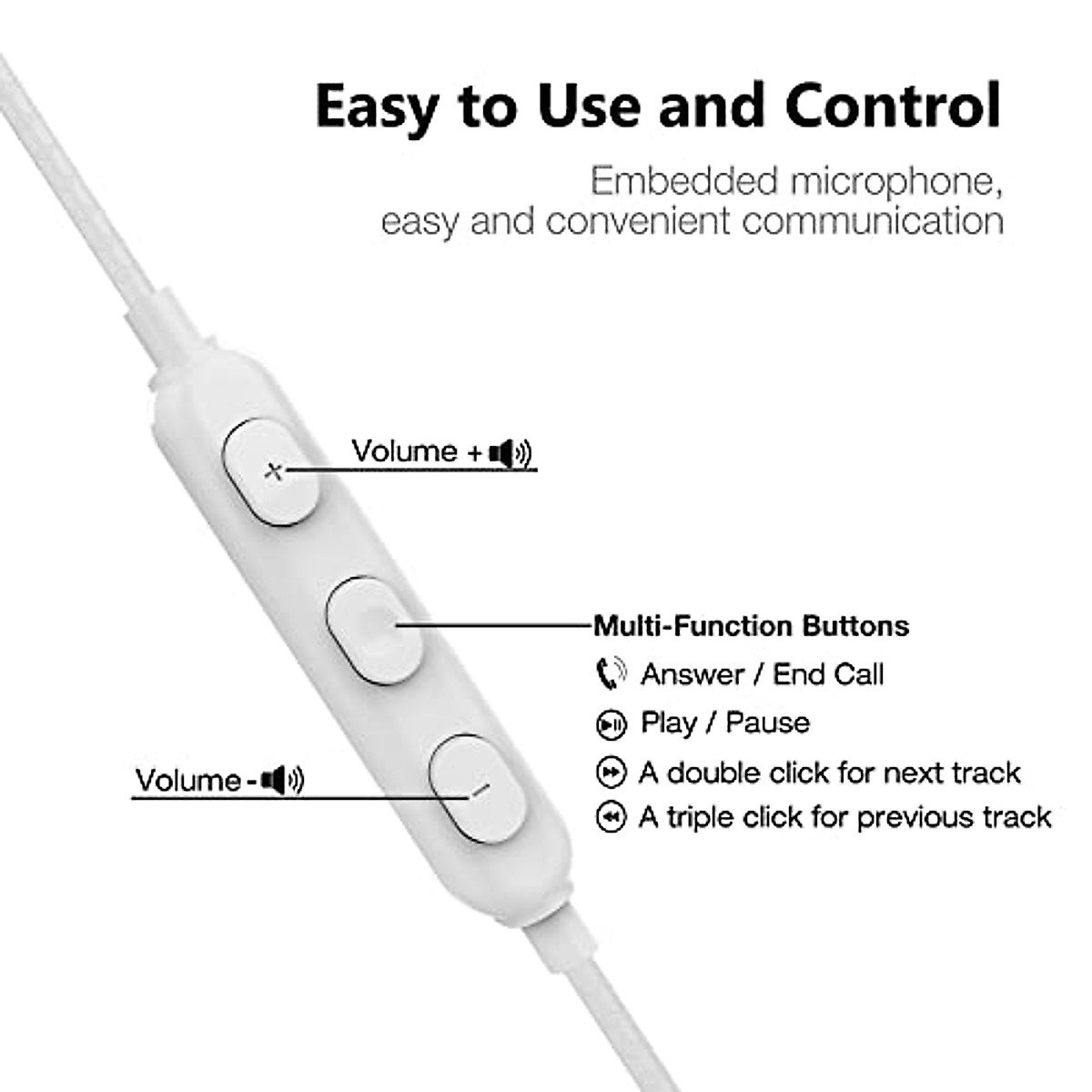 Dixvuk Metal Earbuds Wired with Microphone, Noise Isolating in-Ear Headphones, Earphone Fits 3.5mm Interface for iPad,Mp3/Mp4, Apple iPhone, Android Smartphones (Silver)