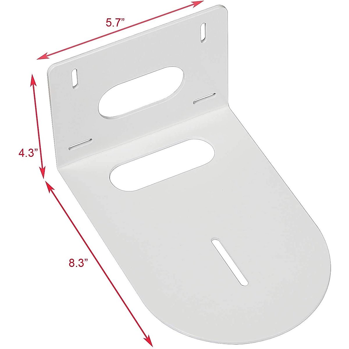 Camera Mounting Bracket ,Small Universal Camera Wall Mount Bracket Includes All Hardware for Mounting Small Based,White