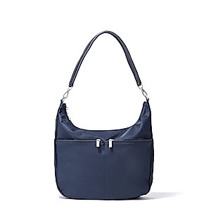 Baggallini Bowery Large Half Moon Hobo French Navy One Size