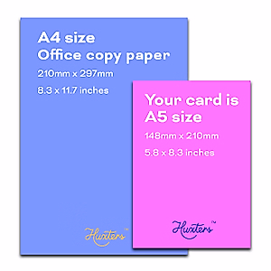 Huxters Baby Boy Cards – Cute A5 Baby Girl Cards Congratulations – Elegant Hello Congratulations Baby Boy Card with Tiger Cub Design – Congratulations Baby Girl Card for New Mom