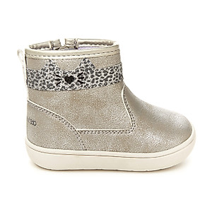 Stride Rite 360 Infant and Toddler Girls Magnolia First Walker Shoe, Silver