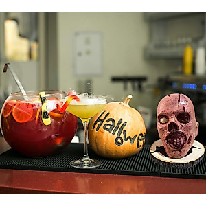 WANYOUJI Halloween Knife Holder, Horror Desktop Knife Block Fruit Knife Storage Rack Home Decor Ornament for Halloween Scary Theme Party Props