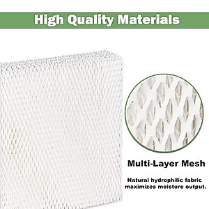 Future Way HFT600 Humidifier Filter T Compatible with Honeywell HEV620 & HEV615 Series Humidifiers, 4-Pack