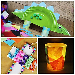 Exquiss 3400pcs Tissue Paper Squares 4 inch Bulk 34 Colors for Art Paper Craft Scrunch Art Kids Craft DIY Craft Tracing Scrapbooking Embellishments Rainbow School Supplies (4 x 4 inch)