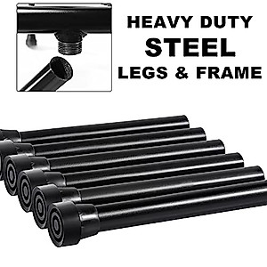 DARCHEN 450 lbs Mini Trampoline for Adults, Indoor Small Rebounder Exercise Trampoline for Workout Fitness, 450 lbs Max-Load Bungees for Quiet and Safely Cushioned Bounce, 40 Inch Gym Trampoline