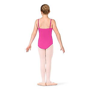 Theatricals Womens Cotton Pinch Front Camisole Leotard Black L TH5532