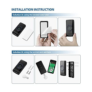 Wireless Doorbell, AVANTEK D-3B Waterproof Door Chime Kit Operating at over 1300 Feet with 2 Plug-In Receivers, 52 Melodies, CD Quality Sound and LED Flash
