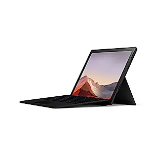 Microsoft Surface Pro 7 – 12.3" Touch-Screen - 10th Gen Intel Core i5 - 8GB Memory - 256GB SSD – Matte Black with Black Type Cover