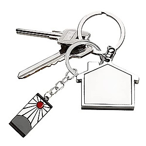 Anime Cosplay Keychain with Earrings for Tanjirou, Metal