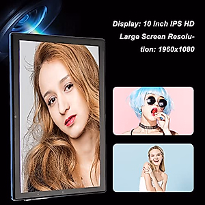 Tablet, 6GB 256GB for Android 11 10in Tablet Blue for Travel (US Plug)