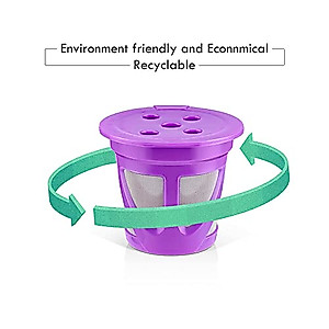 12pcs Reusable K Cups for Keurig Supreme and K Supreme Plus,12 Refillable Kcups Coffee Filters for Keurig K Supreme