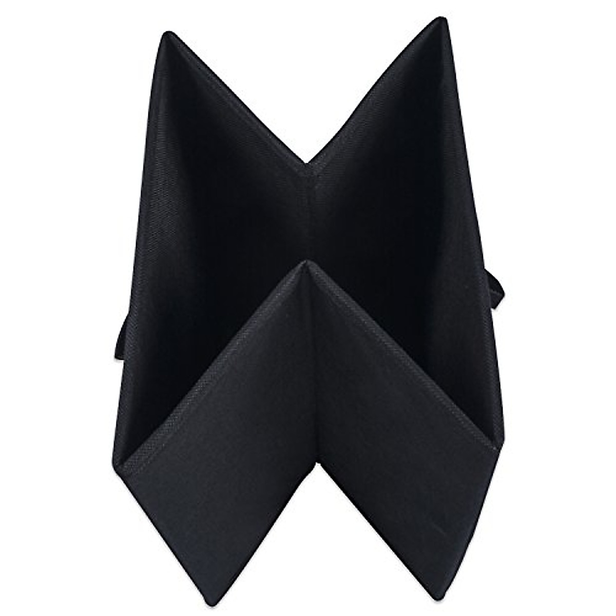 DII Non Woven Fabric Storage Bin Collection Collapsible Organizer Cube, Small Set, 11x11x11", Black, 2 Count