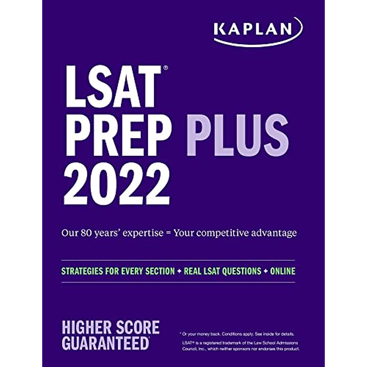 LSAT Prep Plus 2022: Strategies for Every Section, Real LSAT Questions, and Online Study Guide (Kaplan Test Prep)