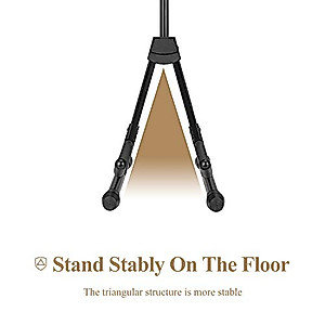 Eastar EST-006 Violin Stand Viola Stand with Bows Hook Holder Portable Adjustable