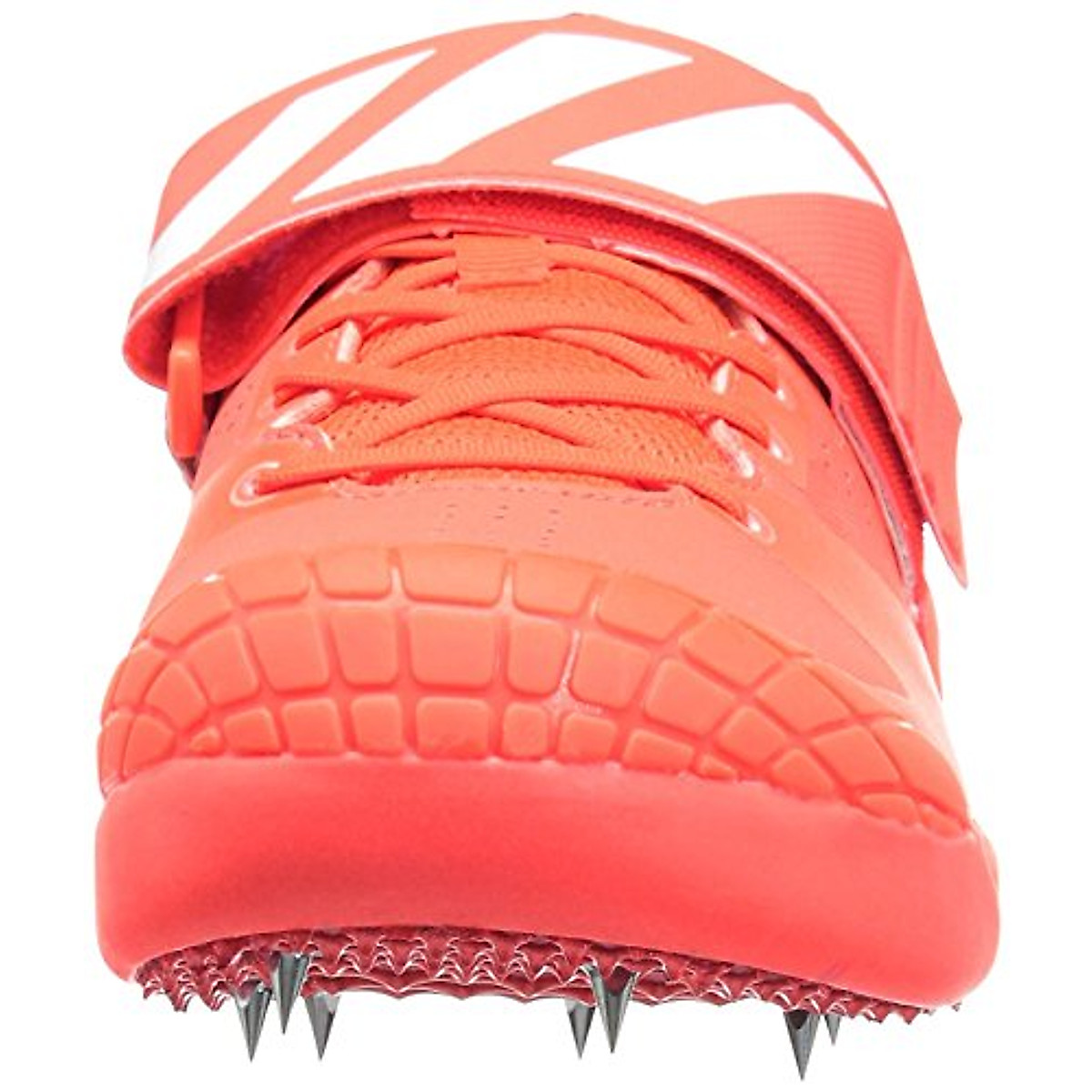 adidas Women's Adizero Javelin Track Shoe, Solar Red/White/Metallic/Silver, 15