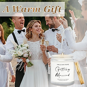 Engagement Gifts for Couples, Engagement Gifts for Women Candle, Wedding Gifts for Couple, Bridal Shower Gift for Bride, Bachelorette Party Present for Bride - Lavender Scented, 7 oz